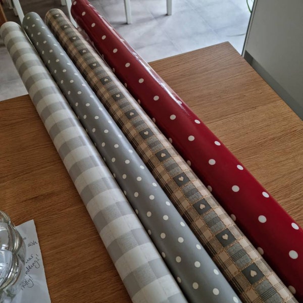 Oilcloth Wipe Clean Tablecloth Fabric - Bergen Scandinavian Floral ...
