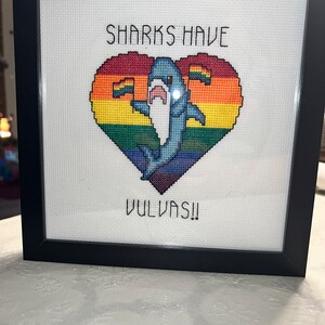 Biting Booth Shark Cross Stitch Pattern PDF - Etsy