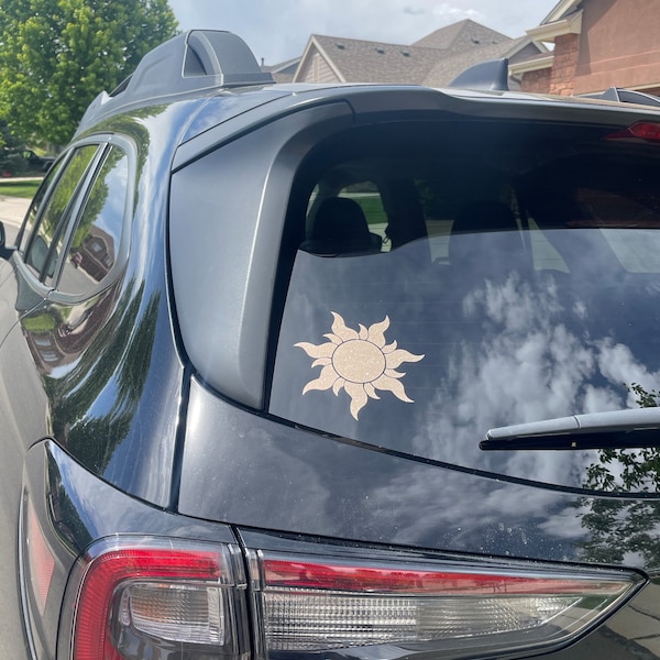 Sun Decal - Sun Sticker - Sunshine - Tangled - Rapunzel - Laptop Decal ...