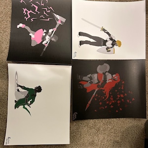 Princess Tutu Chibi Art Sticker Set of 6 - Etsy