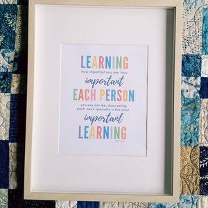 Mr Rogers Poster Quote Printable Beautiful Day Kids Wall Art | Etsy