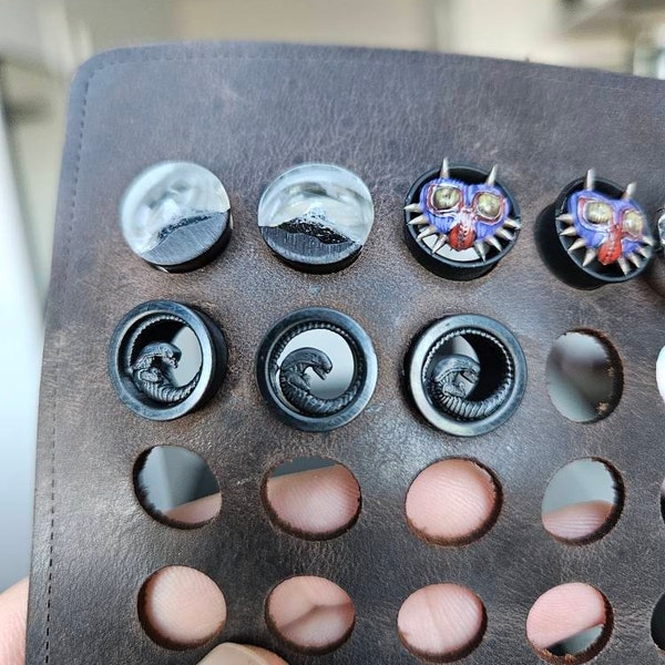 Custom Sized Pair Alien Inspired Chestburster Earplugs - Aliens Ear ...