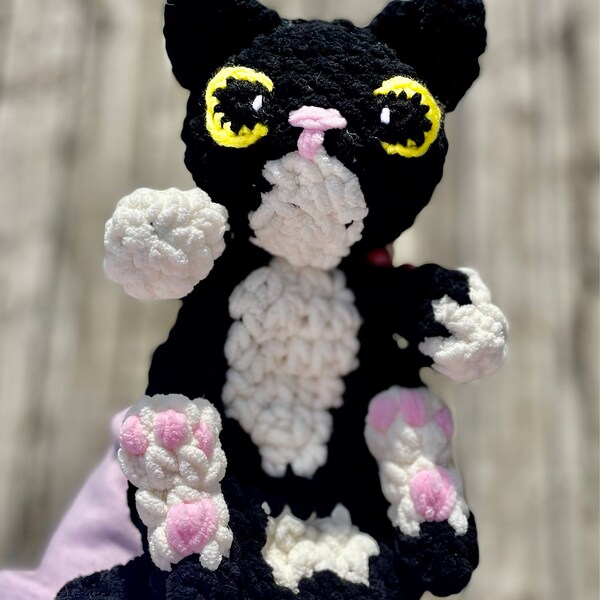 Crochet Pattern digital Download: Poe the Kitten Cat Pattern Kitten ...