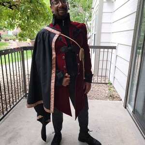 Formal One Shoulder Cape Wedding Musketeers Cape Wool Blend Few Colours ...