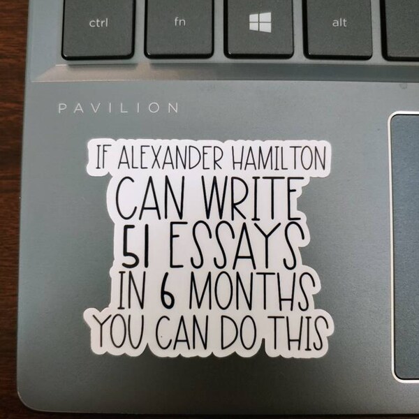 Hamilton Sticker, Funny Stickers, Laptop Stickers - Etsy