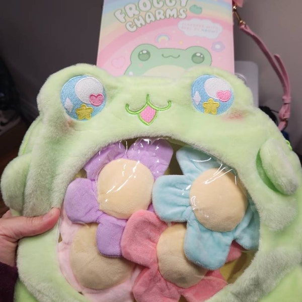 Magical Froggy Bag, Kawaii Bag, Cute Stuffed Animal Plush, Women Plush ...