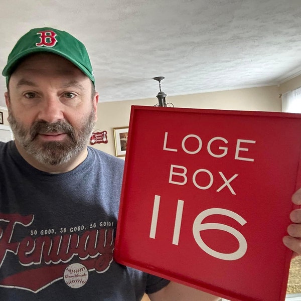 Boston Red Sox Fenway Park Custom Field Box/loge Box Exact Replica ...