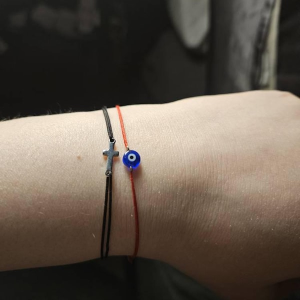 Evil Eye Charm Red String Bracelet - Protection Bracelet With Evil Eye ...