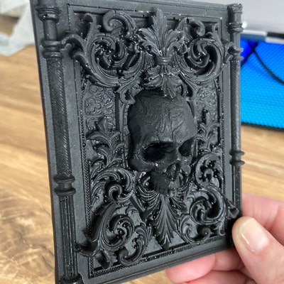 4.5 Victorian Gothic HUMAN SKULL Wall PLAQUE Realistic 3D Skeleton Wall ...