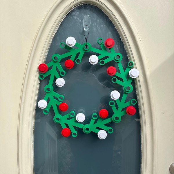 3D Printed Lego-inspired Giant Wreath - Etsy