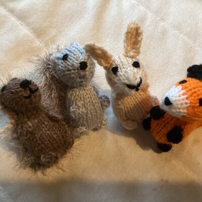Chipmunk Knitting Pattern - Etsy