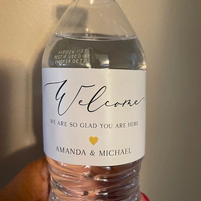 Wedding Welcome Stickers Minimalist Wedding Welcome Labels, Wedding ...