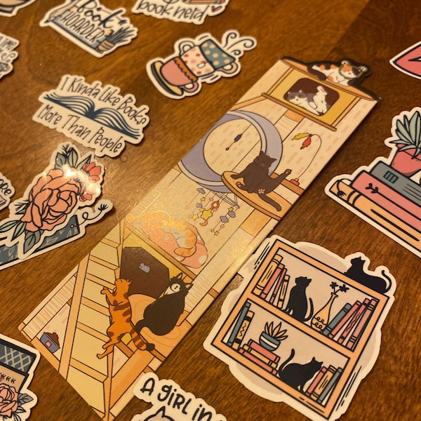 Book Lovers Sticker Bundle/stickers/journaling/book Lovers Book and ...