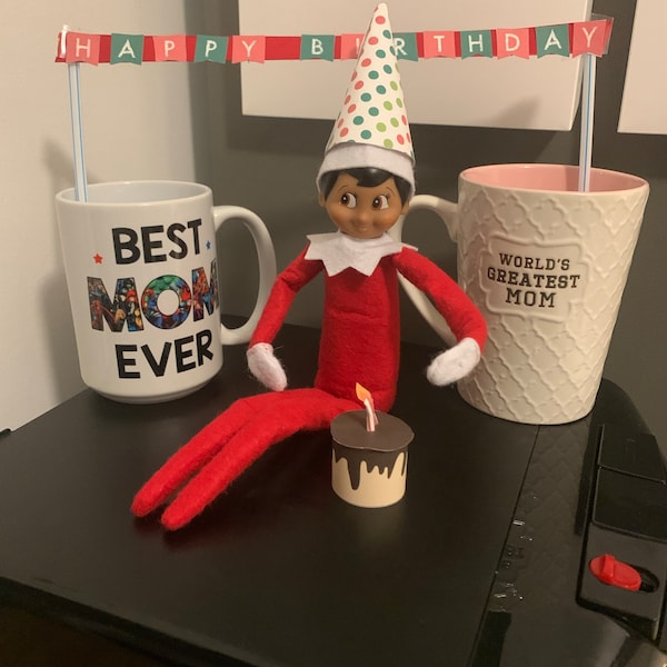 Elf Printable Happy Birthday Kit - Printable Elf Props, Printable Elf ...