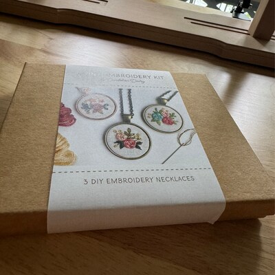 25mm Necklace Parts for Tiny Embroidery / Embroidery Pendant Base ...