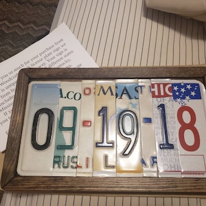 Custom Personalized License Plate House Numbers Sign Address | Etsy