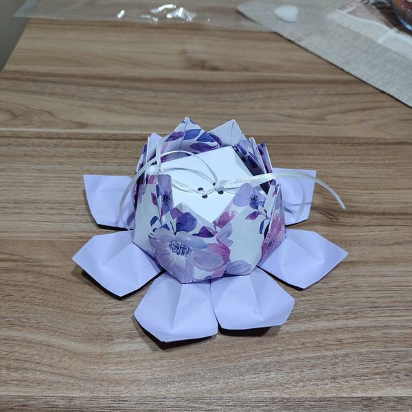 2 Origami Heart Sachets - Etsy