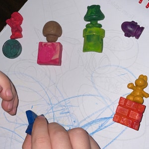 Mini Mario Crayon Set - Etsy