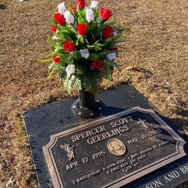 Cemetery Arrangement,seasonal Cemetery Cone Arrangement, Sympathy ...
