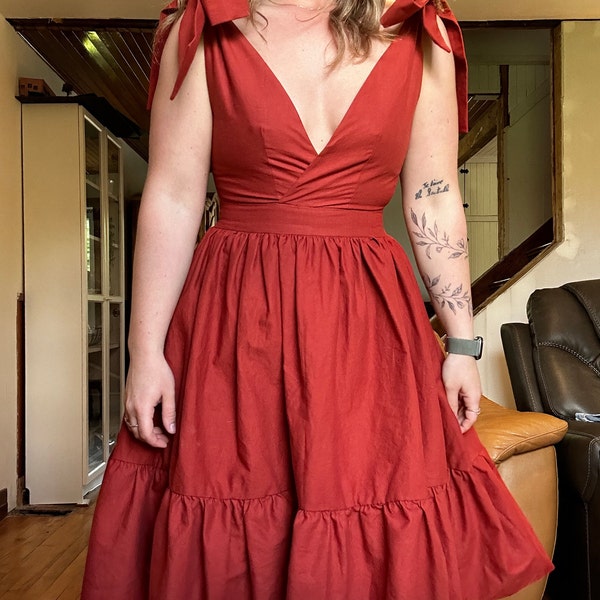 Kathy Dress Pattern|collar Dress Pattern| Mini Dress Pattern| PDF Sewing Pattern|women Dress ...