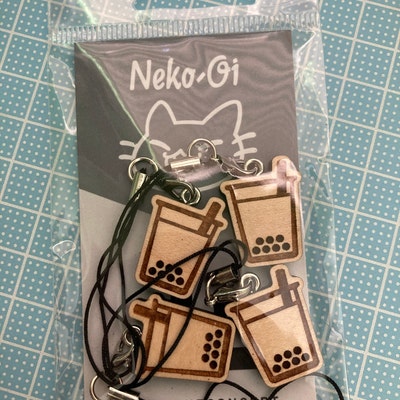 Cute Cat Embroidered Tag Keychain Kawaii Neko Jet Tags - Etsy