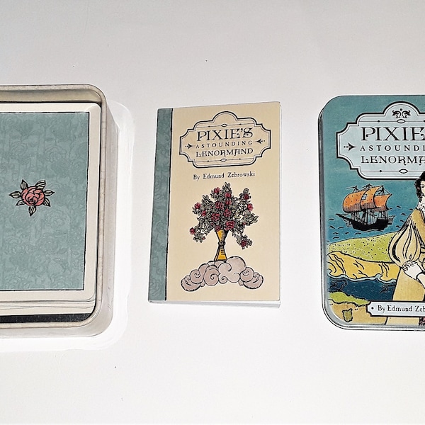 Pixie's Astounding Lenormand Tarot in Tin Oracle Cards Card Divination ...