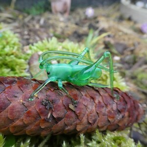 Grasshopper Glass Miniature, Migratory Locust Animals Glass, Hand Blown ...