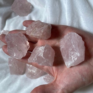 Madagascar Rose Quartz Rough Natural Stones: Choose Ounces or Lb Bulk ...