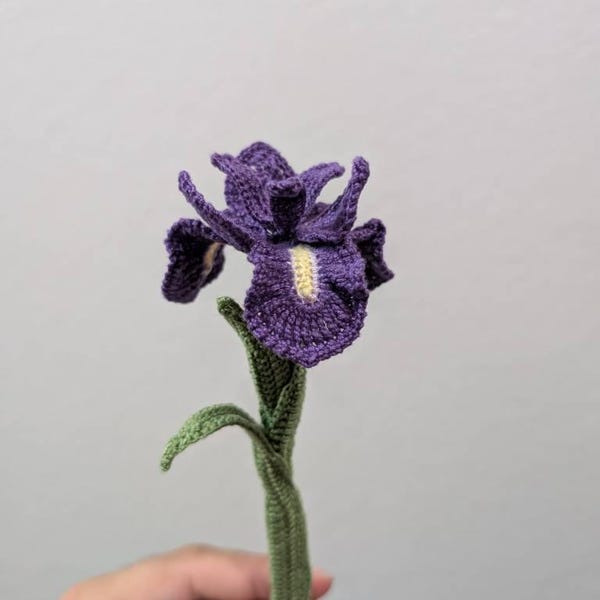 Crochet Peace Lily Pattern Photo Tutorial - Crochet Plant Pattern - Etsy