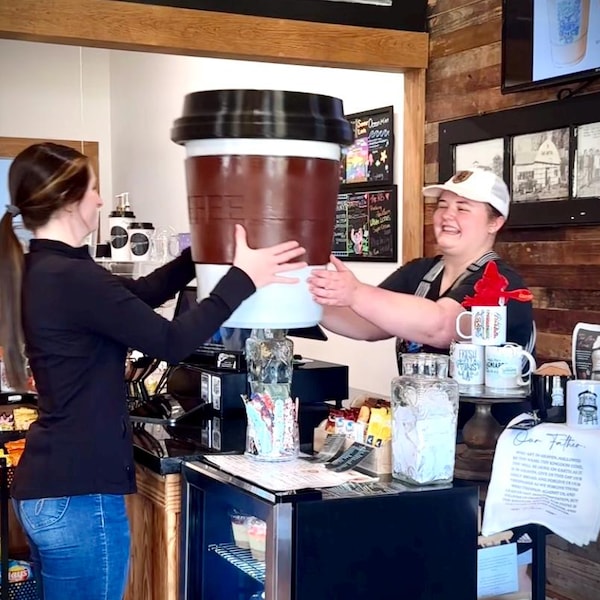 Giant Coffee Cup Display | Novelty Decor for Restaurants & Food Trucks ...