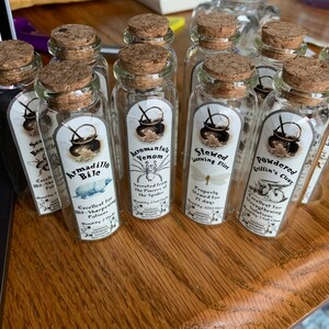 Wizard Labels, Potion Ingredient Labels, Squares and Rectangles With 6 ...