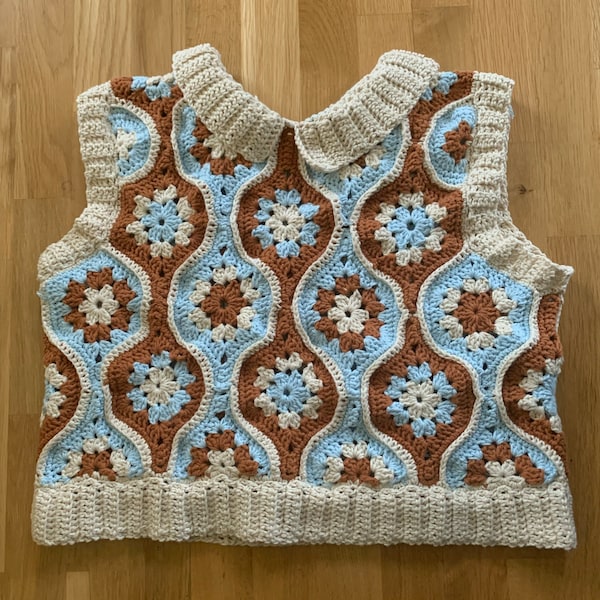 Eileen Vest Crochet Pattern - Etsy