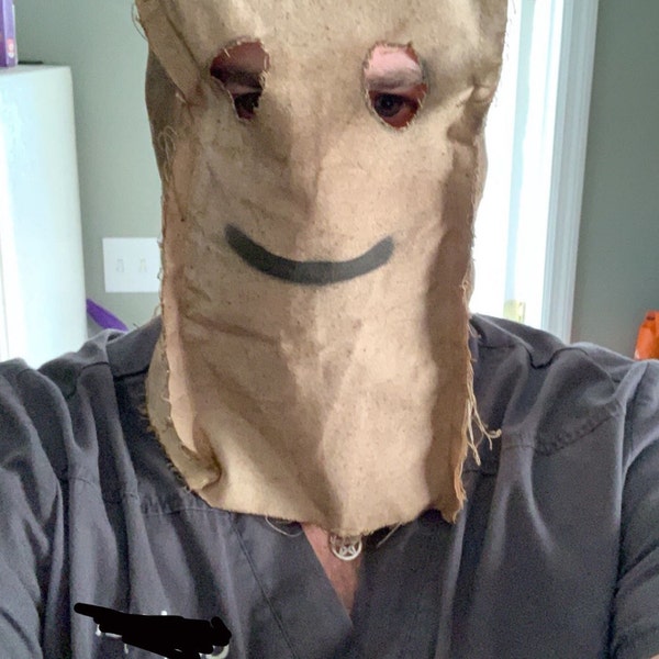 Stranger's Sack Mask - Etsy