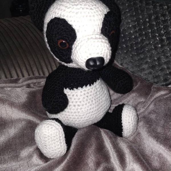 Panda Amigurumi Crochet Pattern - Cute Panda Bear PDF Tutorial - DIY ...