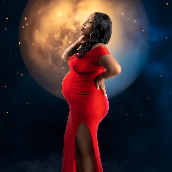Midnight Stardust Photography Backdrop Glittering Digital Background ...