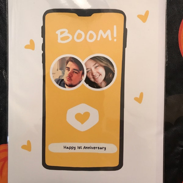 Bumble Dating Valentine’s Day Card, Swipe Right Card, Personalized ...