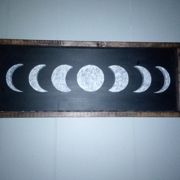 3D Moon Phases Sign // Home Decor // Farmhouse Sign // Farmhouse Home ...