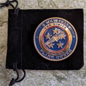 USS Nimitz CVAN-68 Plank Owner 2 Challenge Coin - Etsy