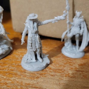 Elf Lancer Miniature 32mm Scale Tabletop Gaming Dnd Miniature Dungeons ...