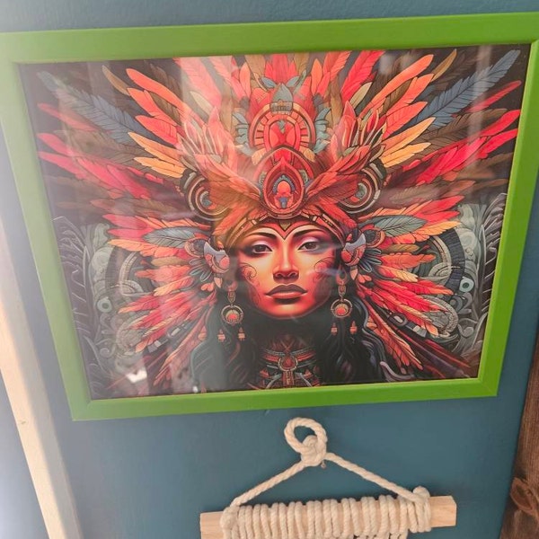 Aztec God of Sun Mayan Wall Art Aztec Digital Print Mythological Digital Art - Etsy