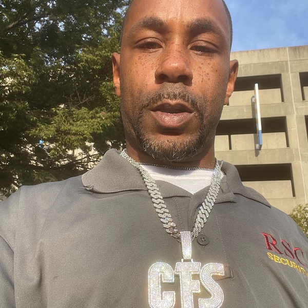 Full Iced Out 15MM Cuban Link Chain,baugette Chain,personalized Hip Hop ...