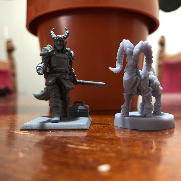 Steel Defender Ram Miniature for Dungeons and Dragons - Etsy