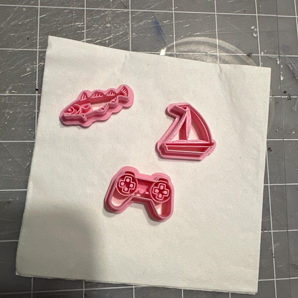 Game Controller Polymer Clay Cutters Sculpting Tools Earrings Jewelry Making Embossing Mold ...
