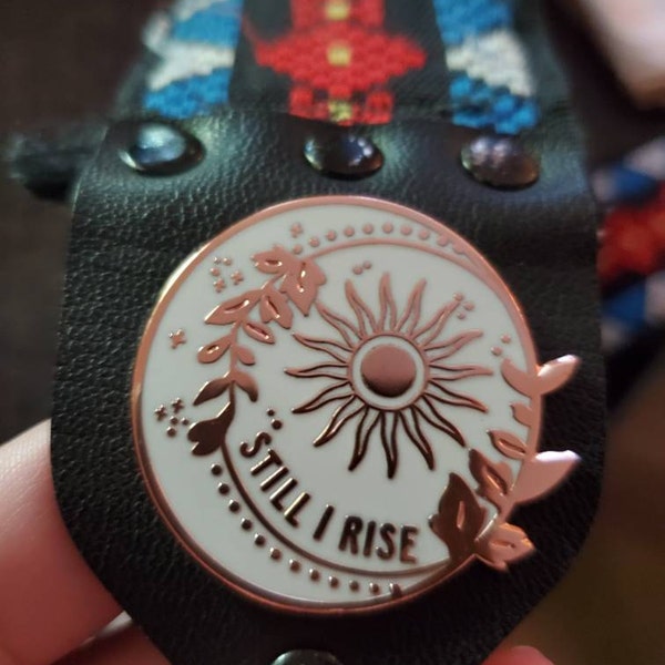 Still I Rise Enamel Pin - Maya Angelou™ - Women Poets Pin Collection ...