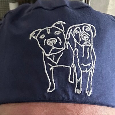 Custom Embroidered Personalized Scrub Cap, Crna Gift, OR / ER / ICU ...