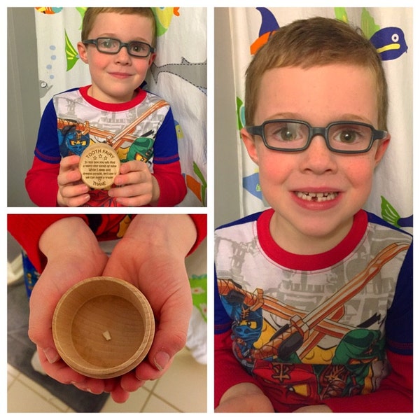 Tooth Fairy Box Custom Wood Engraved With Tooth Fairy Poem - Alternate ...