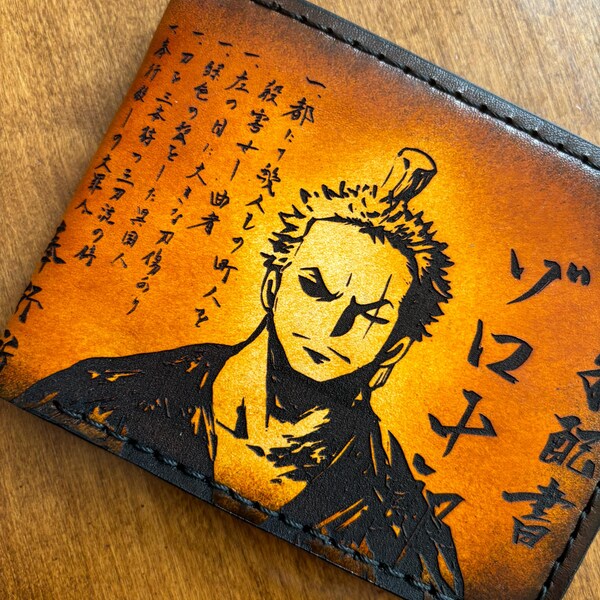 Anime Wallet, Japanese Manga Wallet, Personalized Leather Wallet Pirate ...