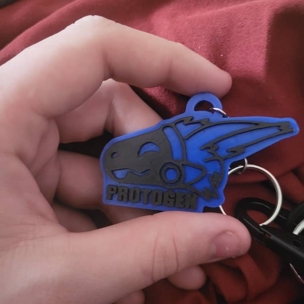 Furr-emoticons - Protogens - 3D Printed Furry Keychains (custom ...