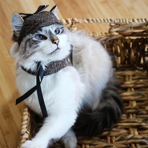 Classic Tweed Cat Walking Jacket dark Kazuki. | Etsy