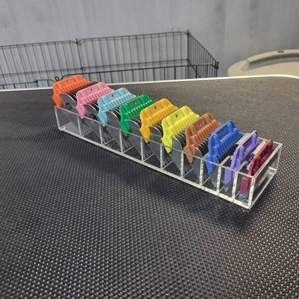 Wide Blade Holder WALL MOUNT ONLY 6 Spaces Holder Tray Organizer Caddy ...